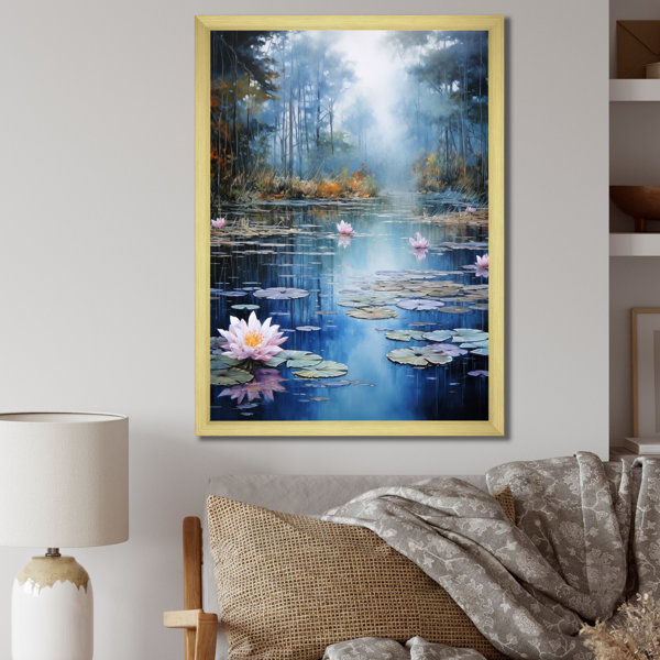 Red Barrel Studio® Forest Muted Reflections On Canvas Print | Wayfair